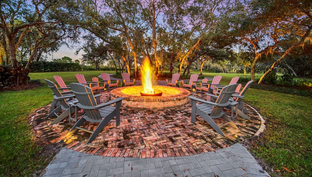 Orlando Florida Back Yard Home Hardscape, Landscape Design